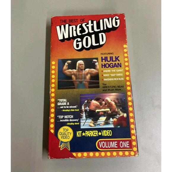Media | The Best Of Wrestling Gold Volume One Vhs Hulk Hogan Andre ...